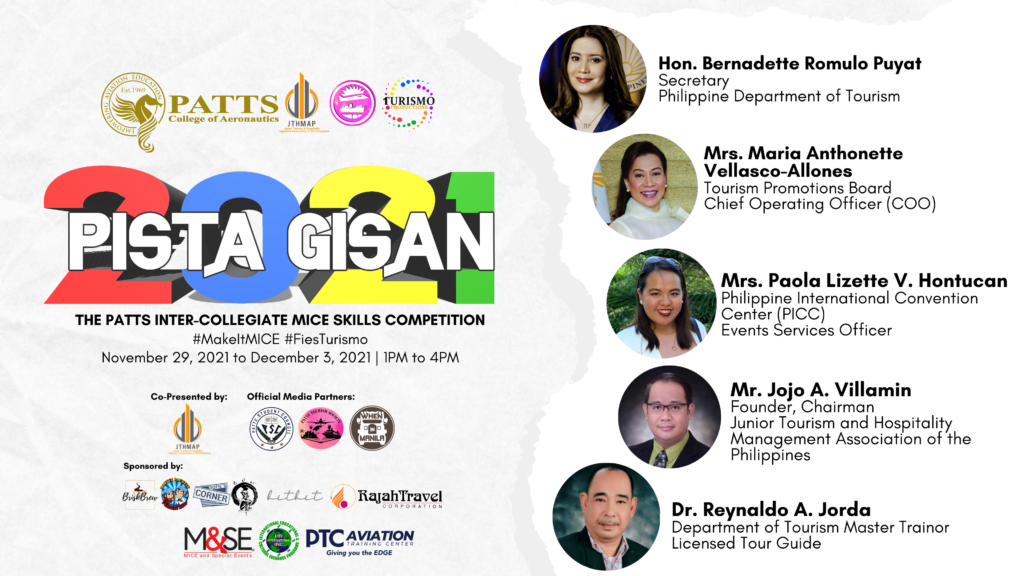 PISTA- gisan 2021: The PATTS Inter-Collegiate MICE Skills Competition | MSE